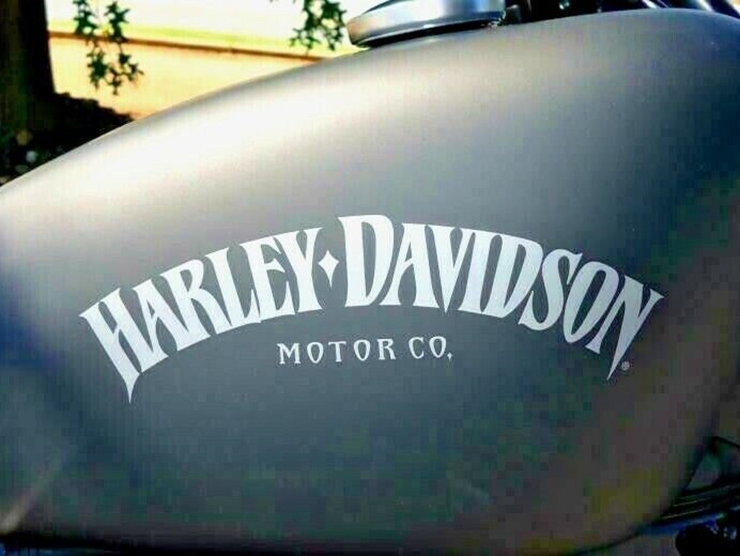 Set 4 Pcs Harley Davidson Decal Stickers Motorsport Adhesive Decor Kit ...