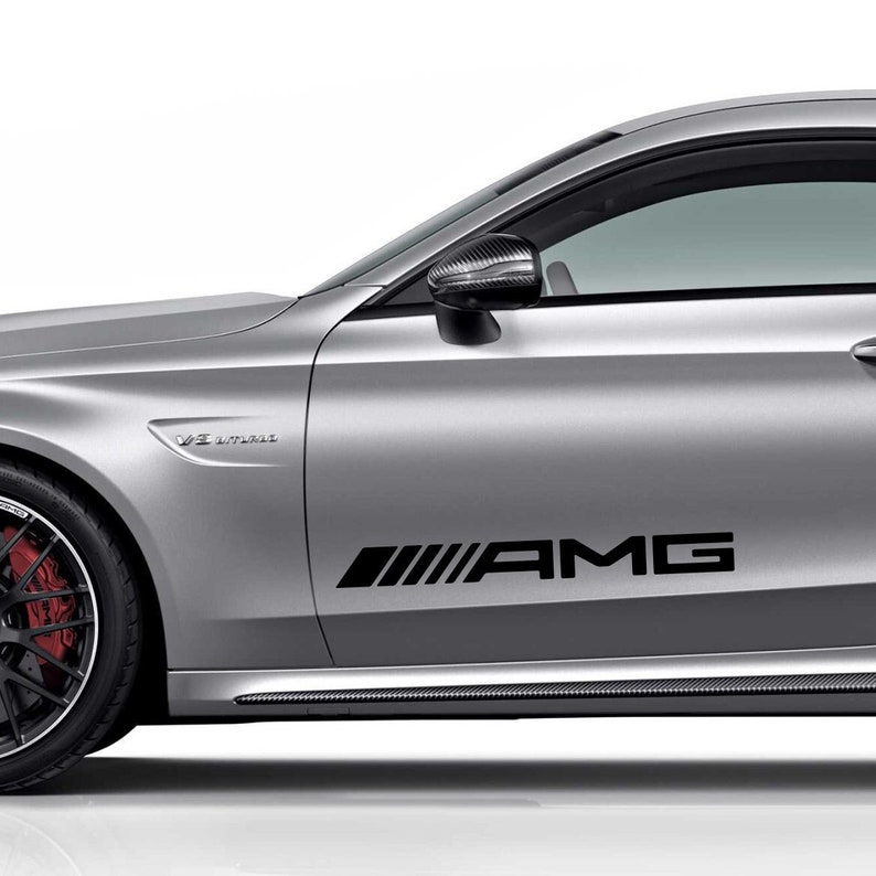 Set 12 Pcs AMG Sticker Decals | Mercedes Benz AMG Decal Racing Sport ...