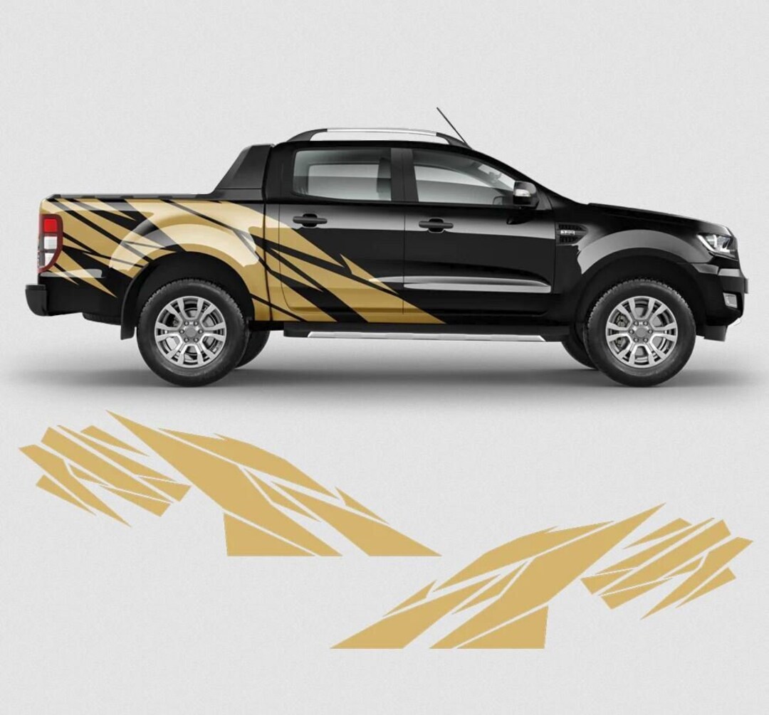Set 2 Pcs Warlord Decal Side Pickup Body 4x4 off Road Vinyl Graphic ...