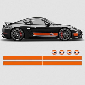 Set Gulf Le Mans Racing Stripes Decor for Carrera and Similar Models ...