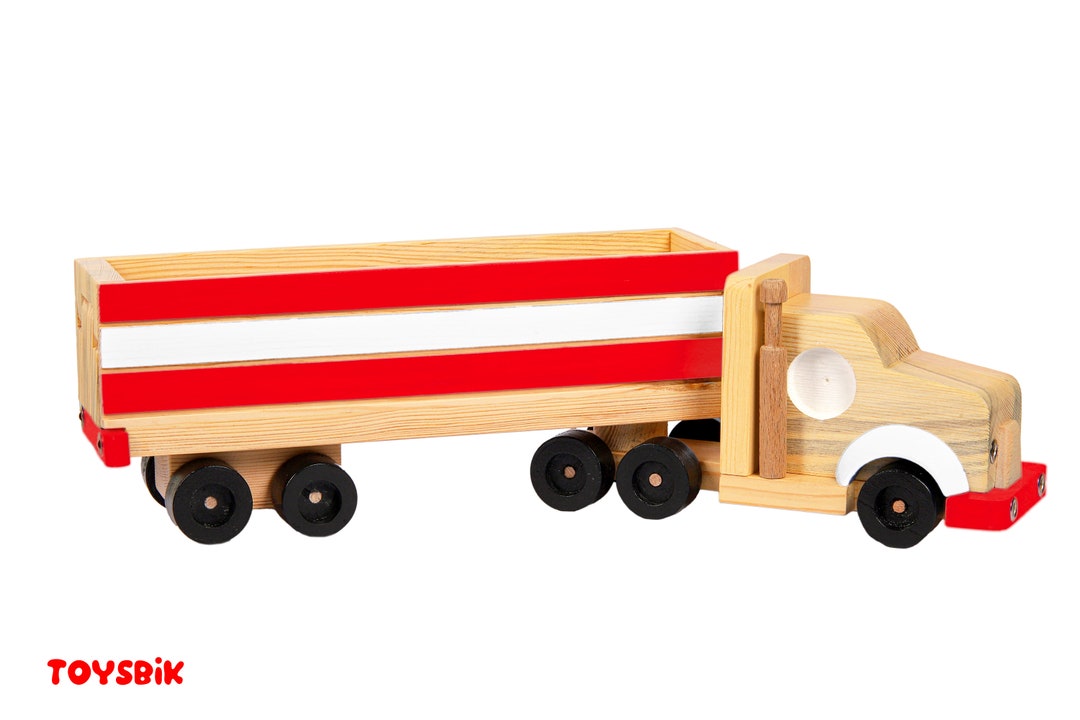 Handmade Wooden Truck Natural Wood Truck Office Colleague - Etsy