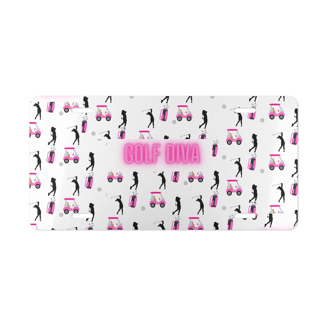 Golf Diva Vanity Plate - Etsy