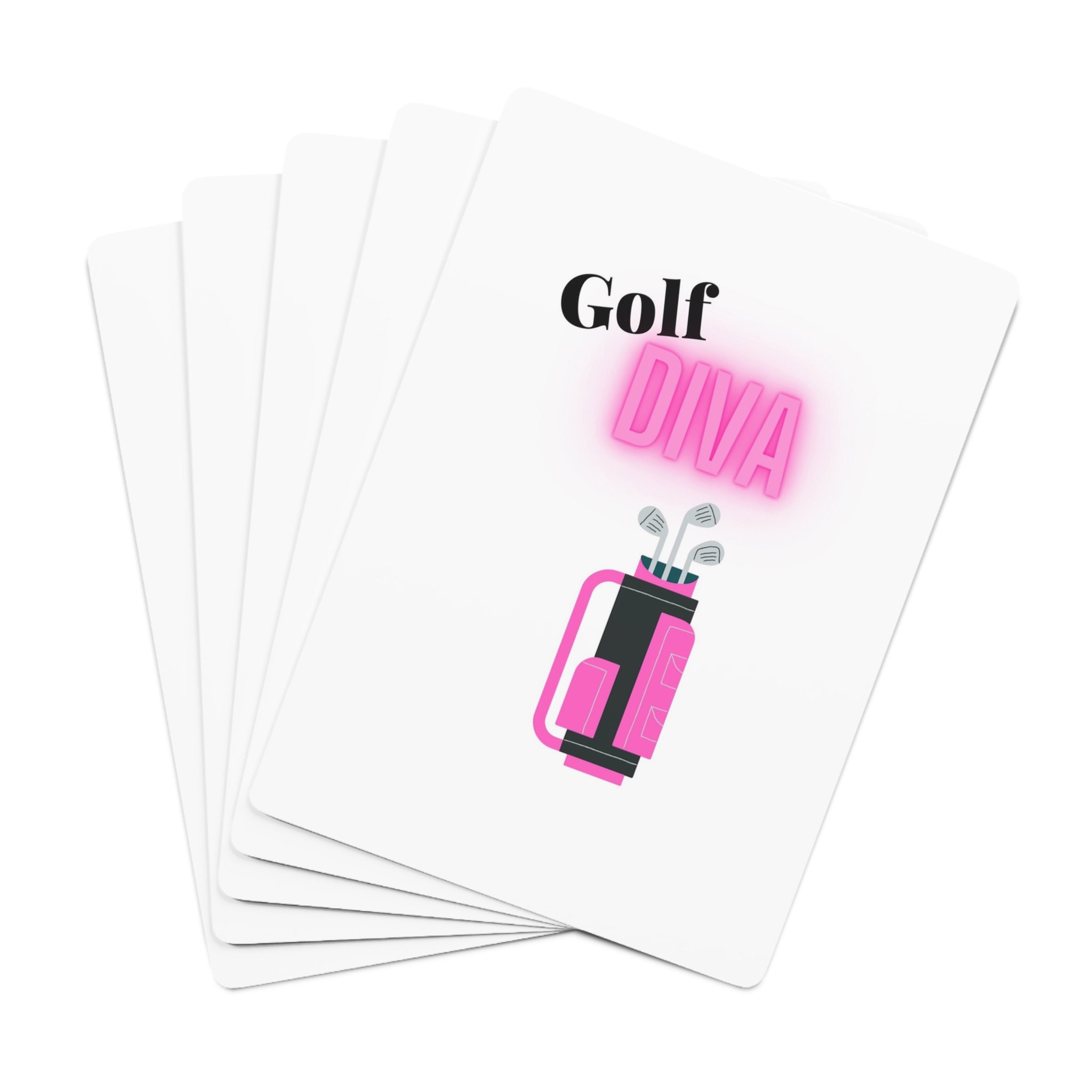 Golf Diva Custom Poker Cards - Etsy