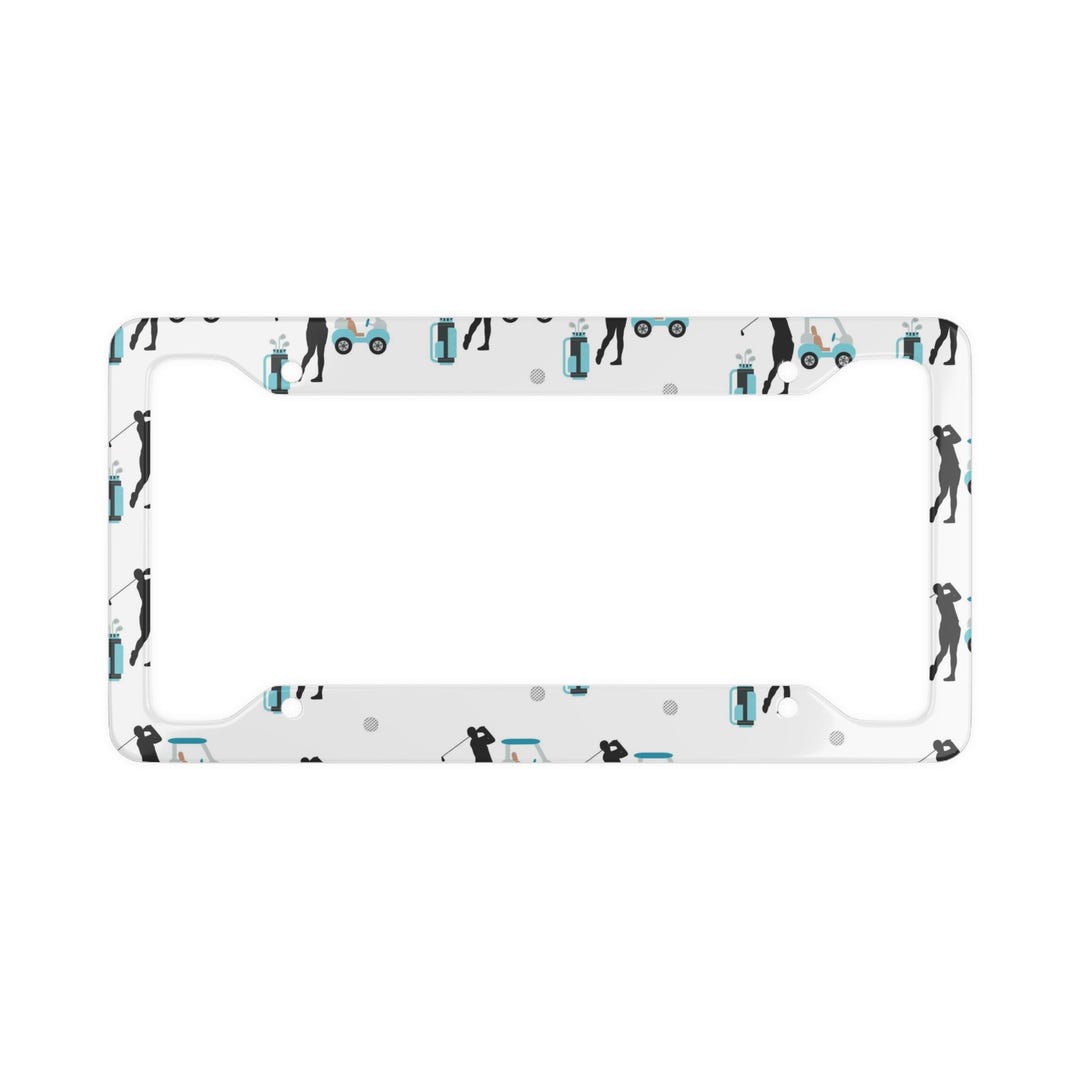Men's Golf License Plate Frame - Etsy