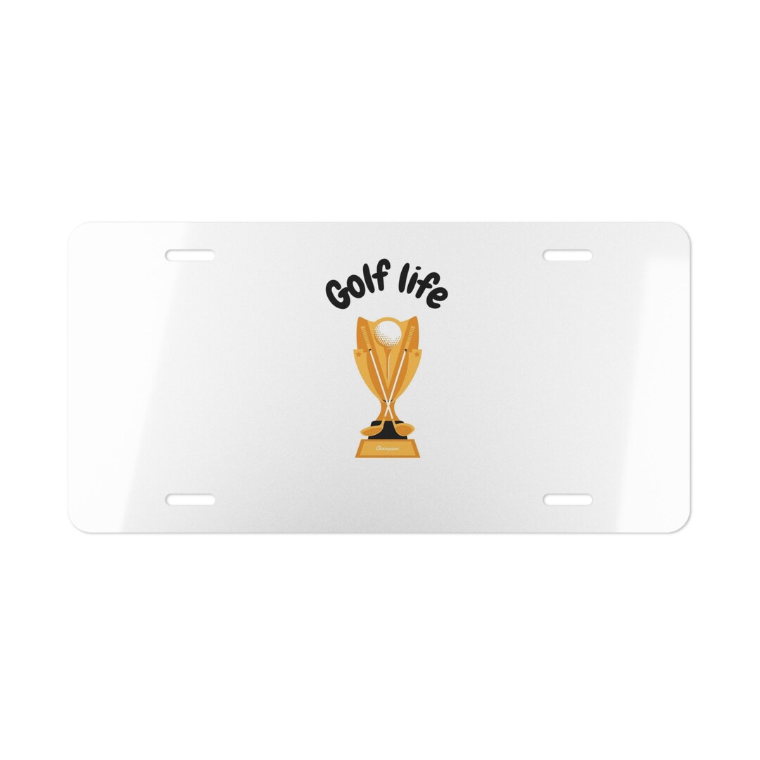 Golf Life Vanity Plate - Etsy