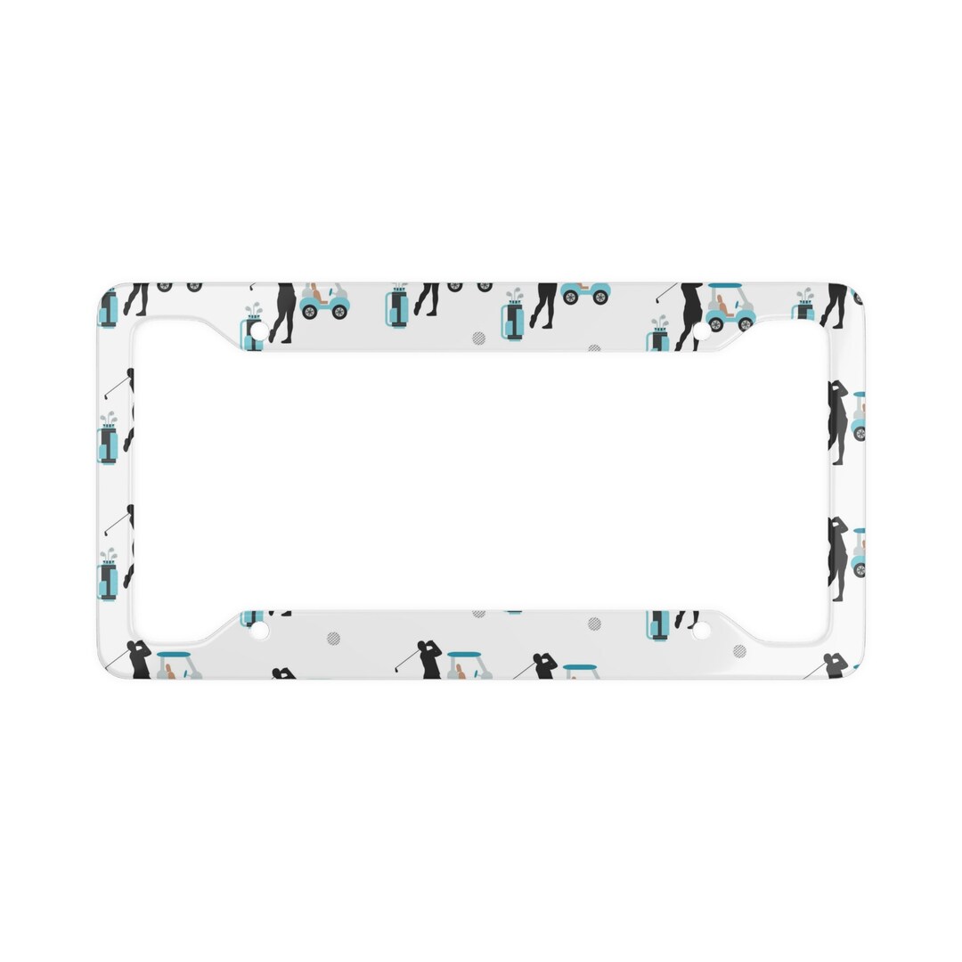 Men's Golf License Plate Frame - Etsy