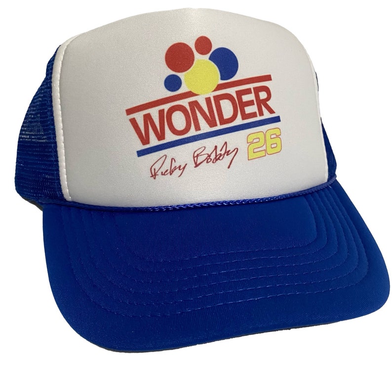 Ricky Bobby Wonder Trucker Hat Vintage Style Royal Blue Movie - Etsy ...