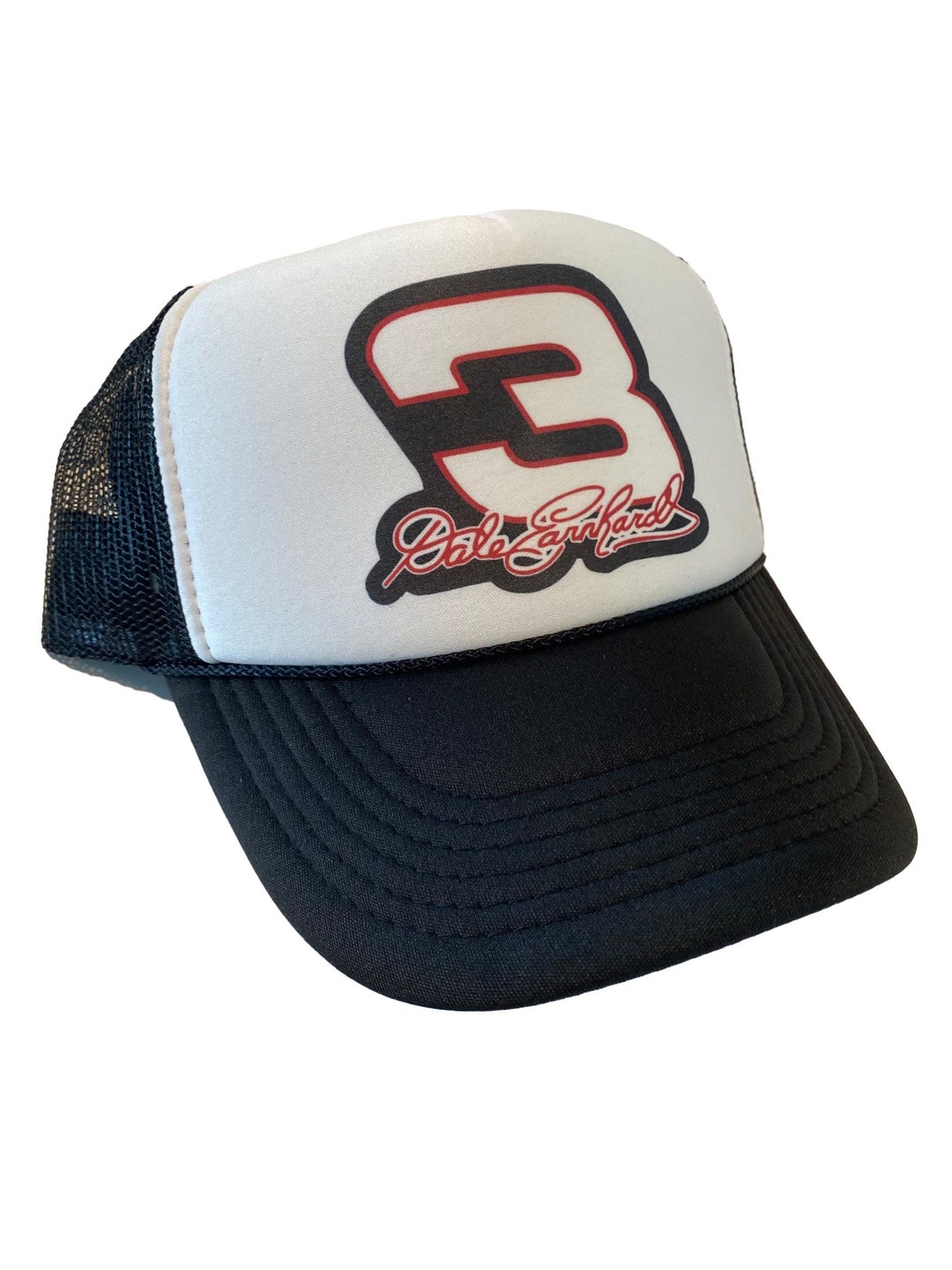 Dale Earnhardt 3 NASCAR Trucker Hat Mesh Hat Vintage Snapback Hat ...