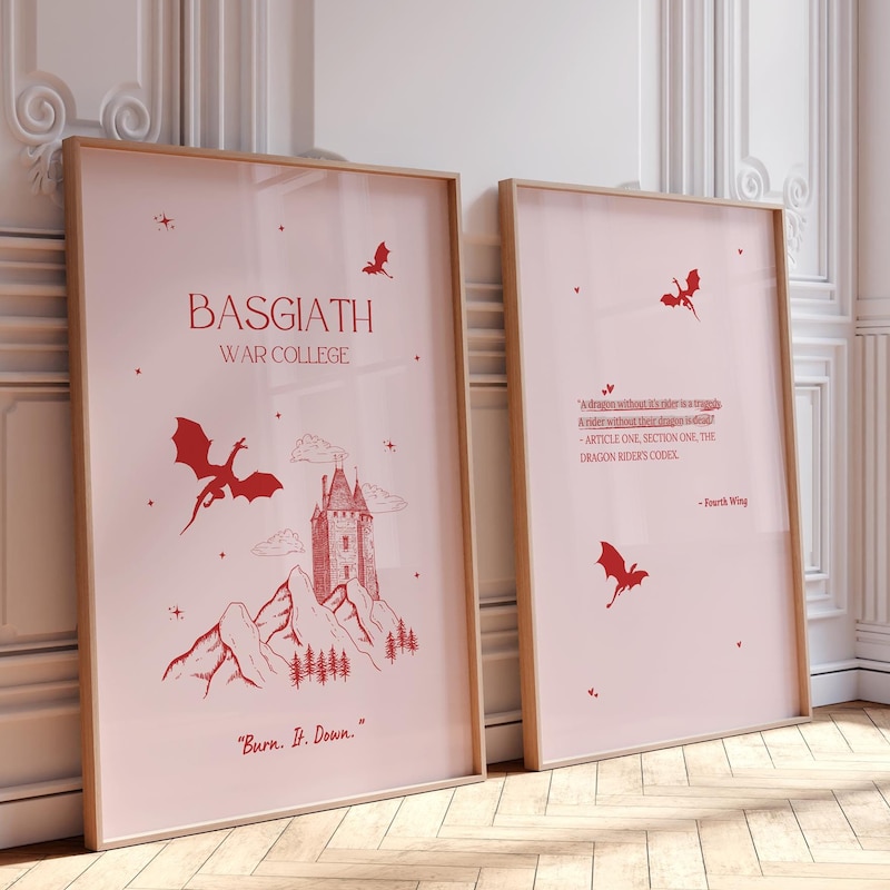 Fourth Wing Art - Etsy