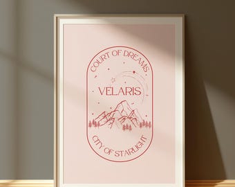 ACOTAR Digital Print | Velaris | Digital Posters | Book Quotes Print ...