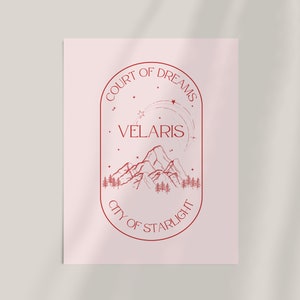 ACOTAR Digital Print Velaris Digital Posters Book Quotes Print Bookish ...