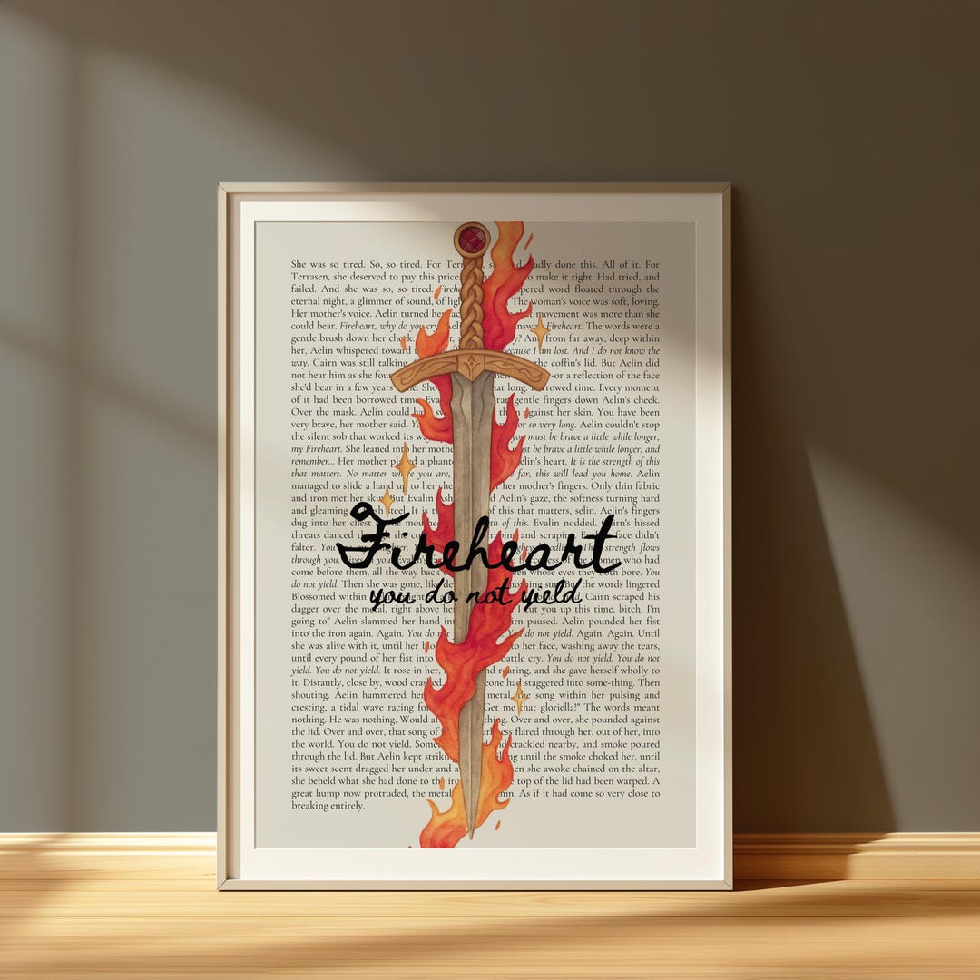 THRONE OF GLASS Digital Print | Digital Posters | Book Quotes Print ...