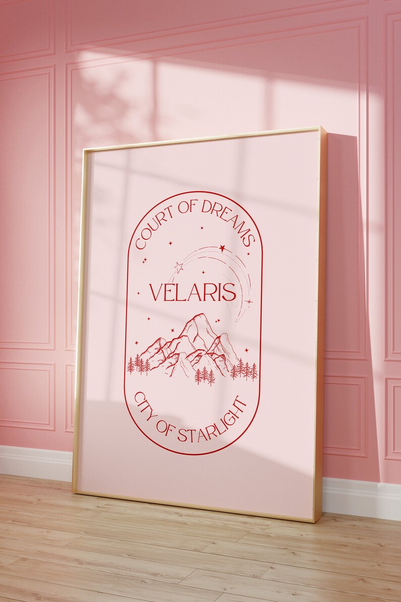 ACOTAR Digital Print Velaris Digital Posters Book Quotes Print Bookish ...