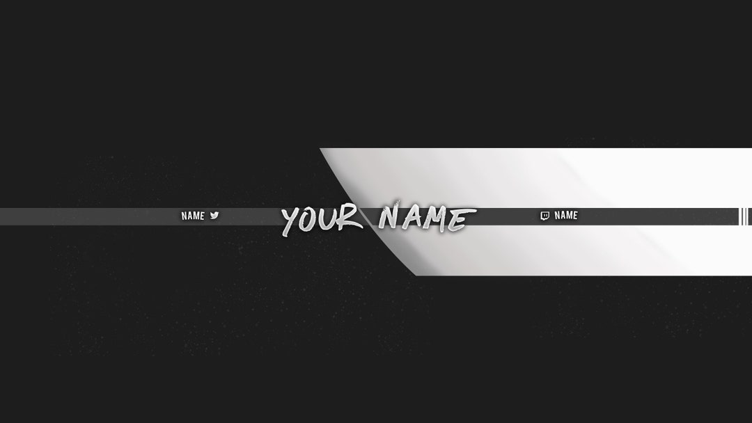 I Gonna Make You a Simple Youtube Banner - Etsy