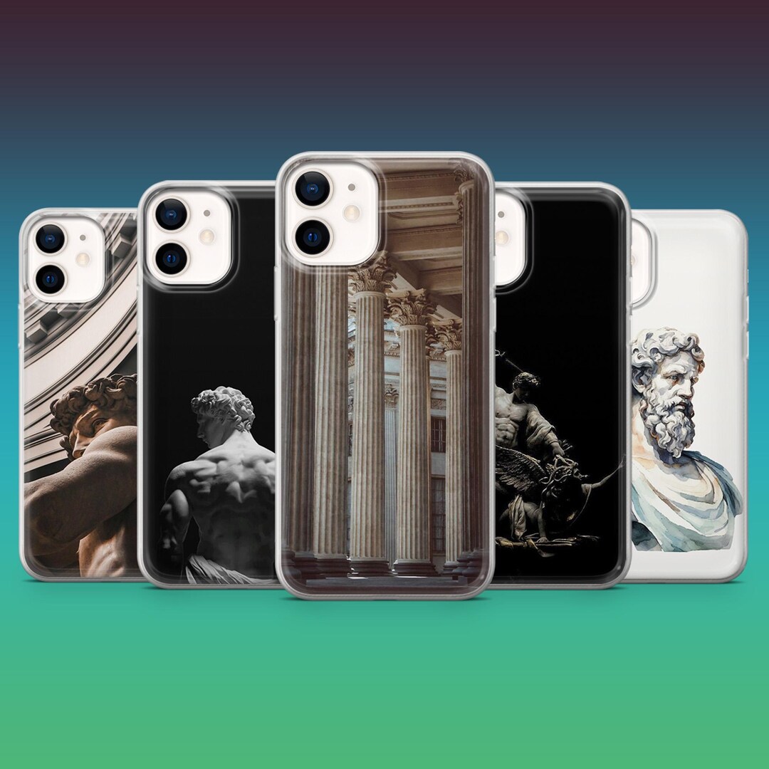 Ancient Greek Phone Case Philosophy Gods Cover for iPhone 16, 15, 14 ...