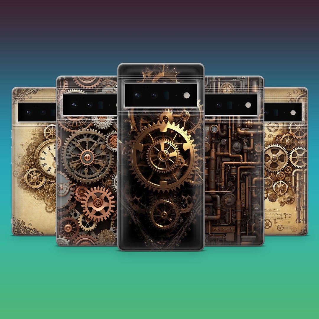 Steampunk Phone Case Industrial Antique Cover for Google Pixel 9pro, 8A ...