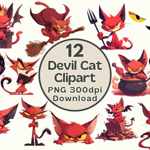 Funnycats PNG, Satanic Cats, Devil Cat, Witchcraft Cat PNG, Cat Clipart ...