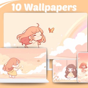 Cute Chibi Girl Wallpapers for Desktop and Mobile, Autumnwallpapers ...