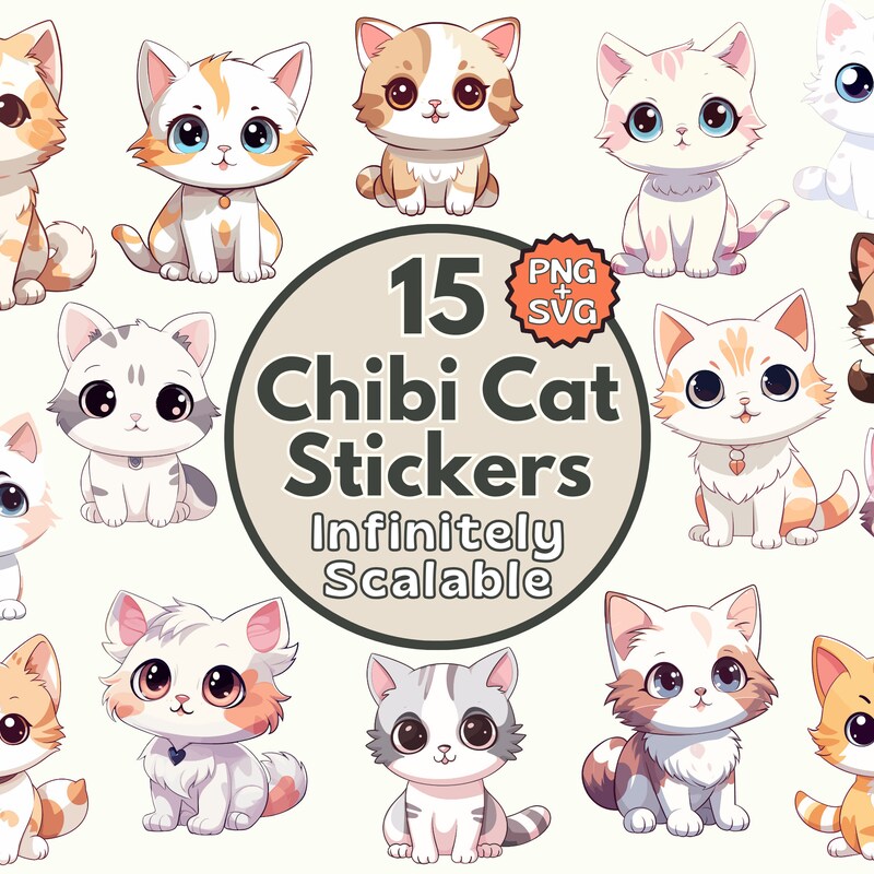 Chibi Animals - Etsy