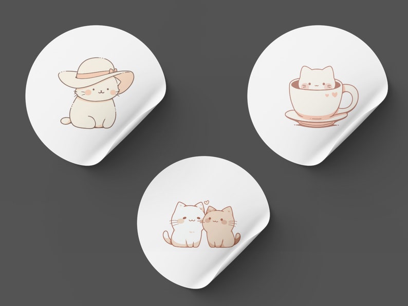 Anime Kawaii Cat Png, Kawaii Cat Svg Clipart Bundle, Kawaii Cat Cricut ...