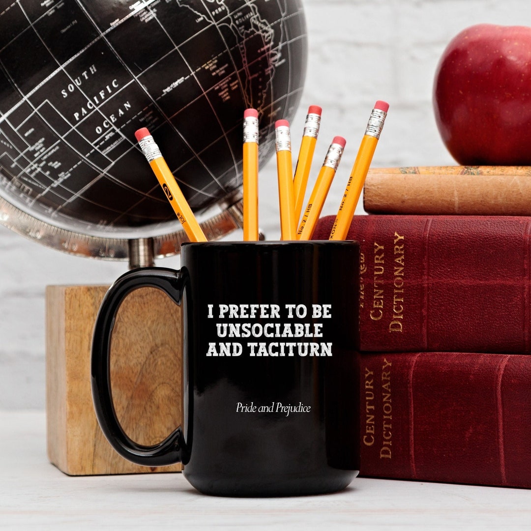 Mr. Darcy Black Ceramic Mug Large Capacity 15oz Tea Mug Pride and ...