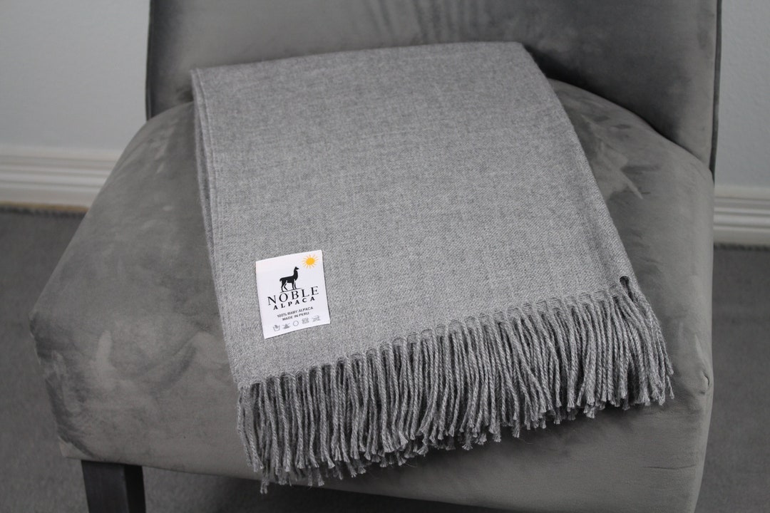 Handmade Baby Alpaca Wool Blanket - Hypoallergenic, Made in Peru - Etsy