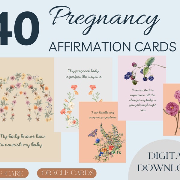 Maternity Flash Cards - Etsy
