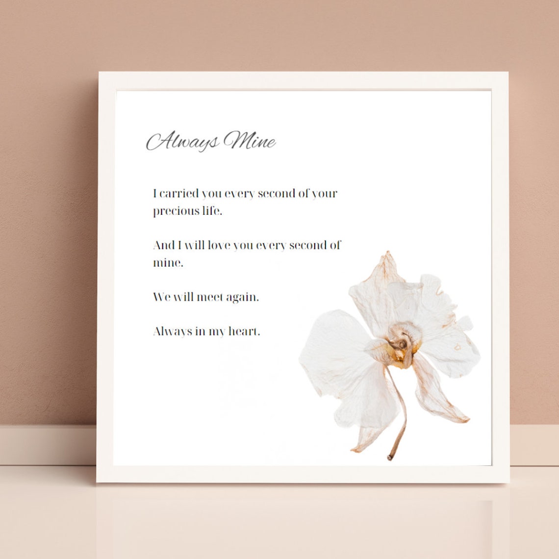 Baby Loss Poem, Pregnancy Loss Gift, Miscarriage Poem, Miscarriage ...