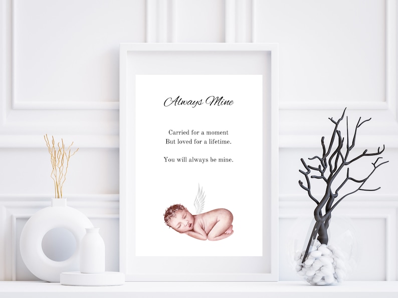 Baby Loss Poem, Pregnancy Loss Gift, Miscarriage Poem, Miscarriage ...