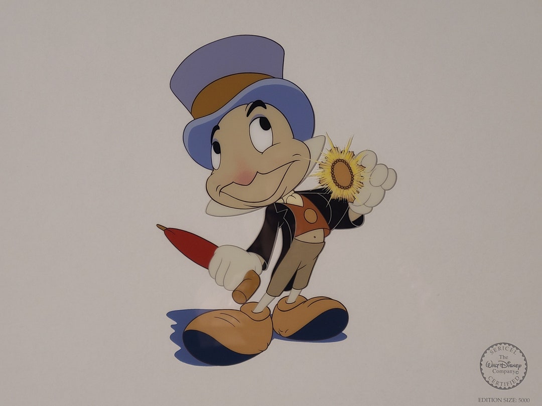 Jiminy Cricket is Proud to Be Pinocchio's Official Conscience - Etsy