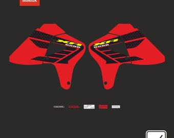 Honda XR200 HONDA XR250 600 XR 400 Fuel Tank Gas Tank Decals Stickers ...