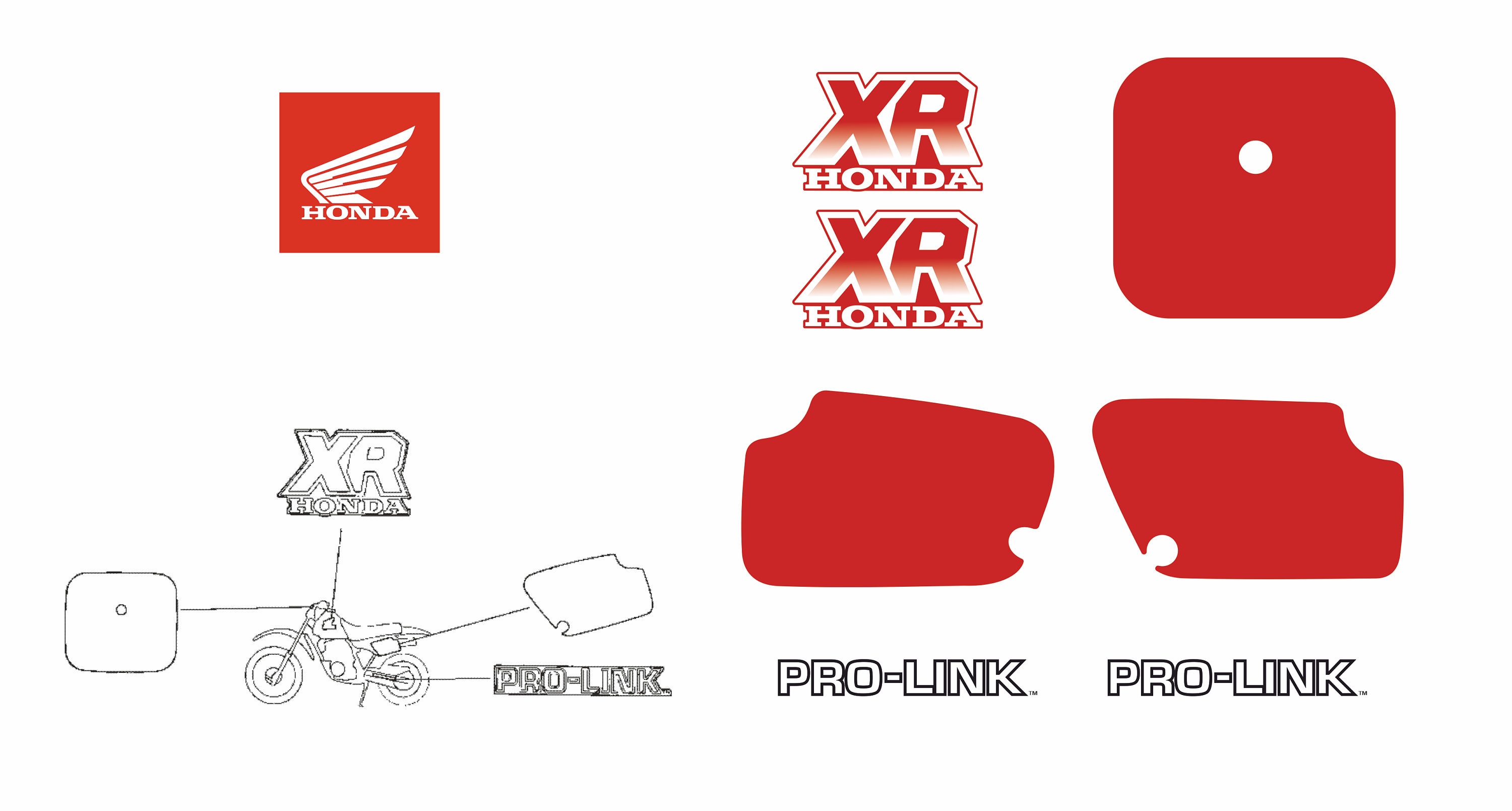 HONDA XR80 1979 to 1986 Decal Sticker - Etsy