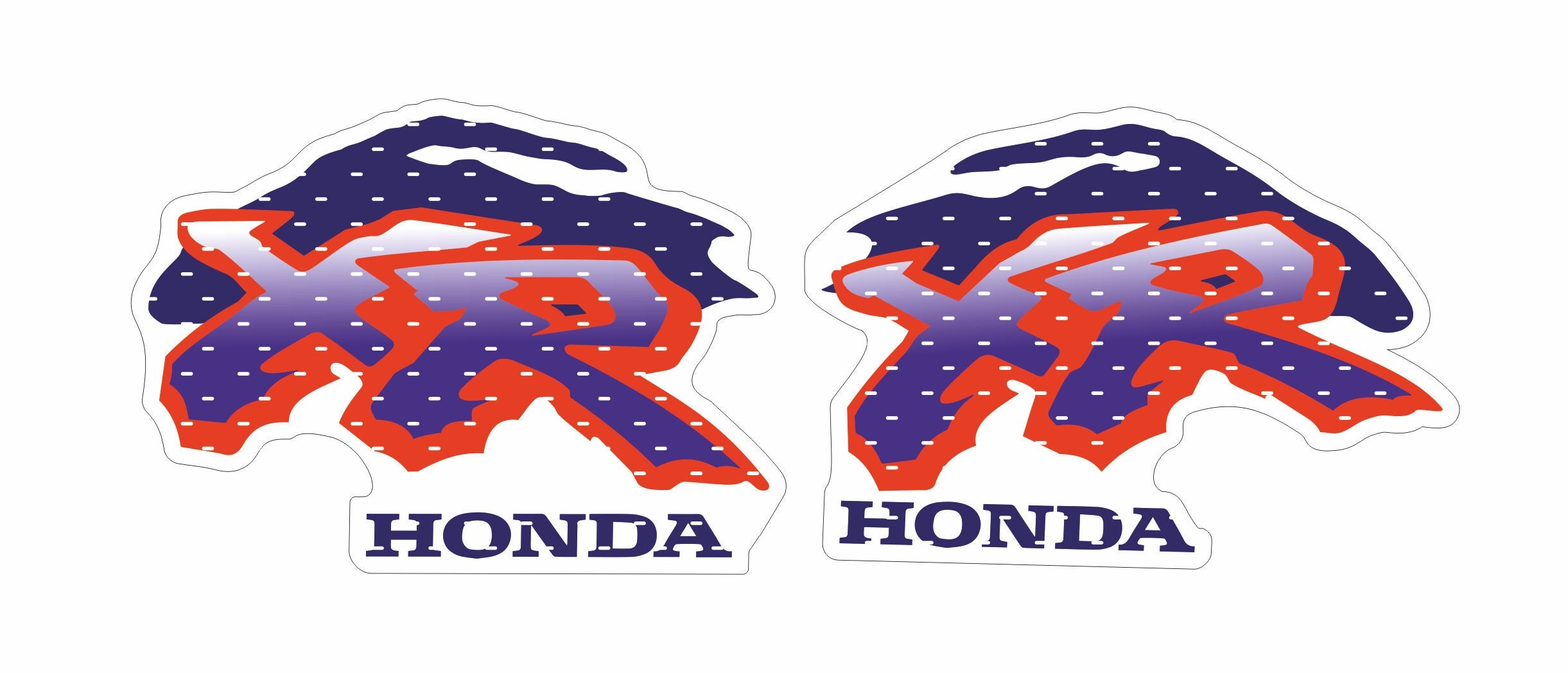 Fuel Tank Decals Stickers Honda XR 80 / 100 / 200 / 250 / 600 1993 - Etsy