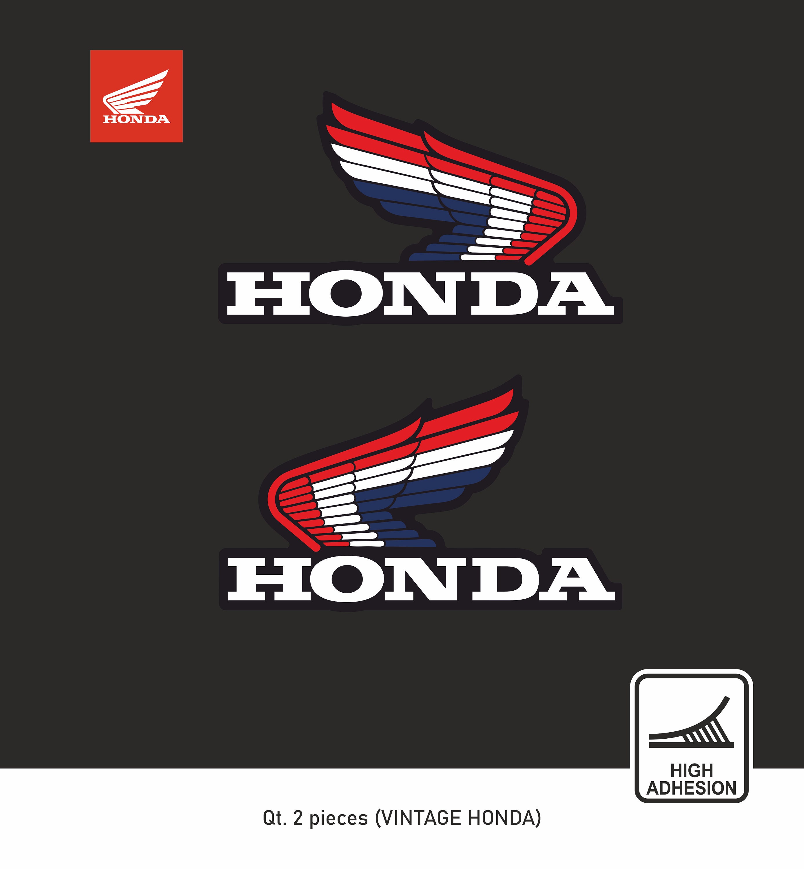 Vintage Honda Motorcycles Logo