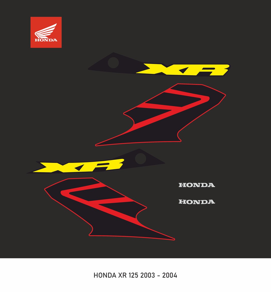Honda XR 125L 03-2004 Stickers Decal - Etsy