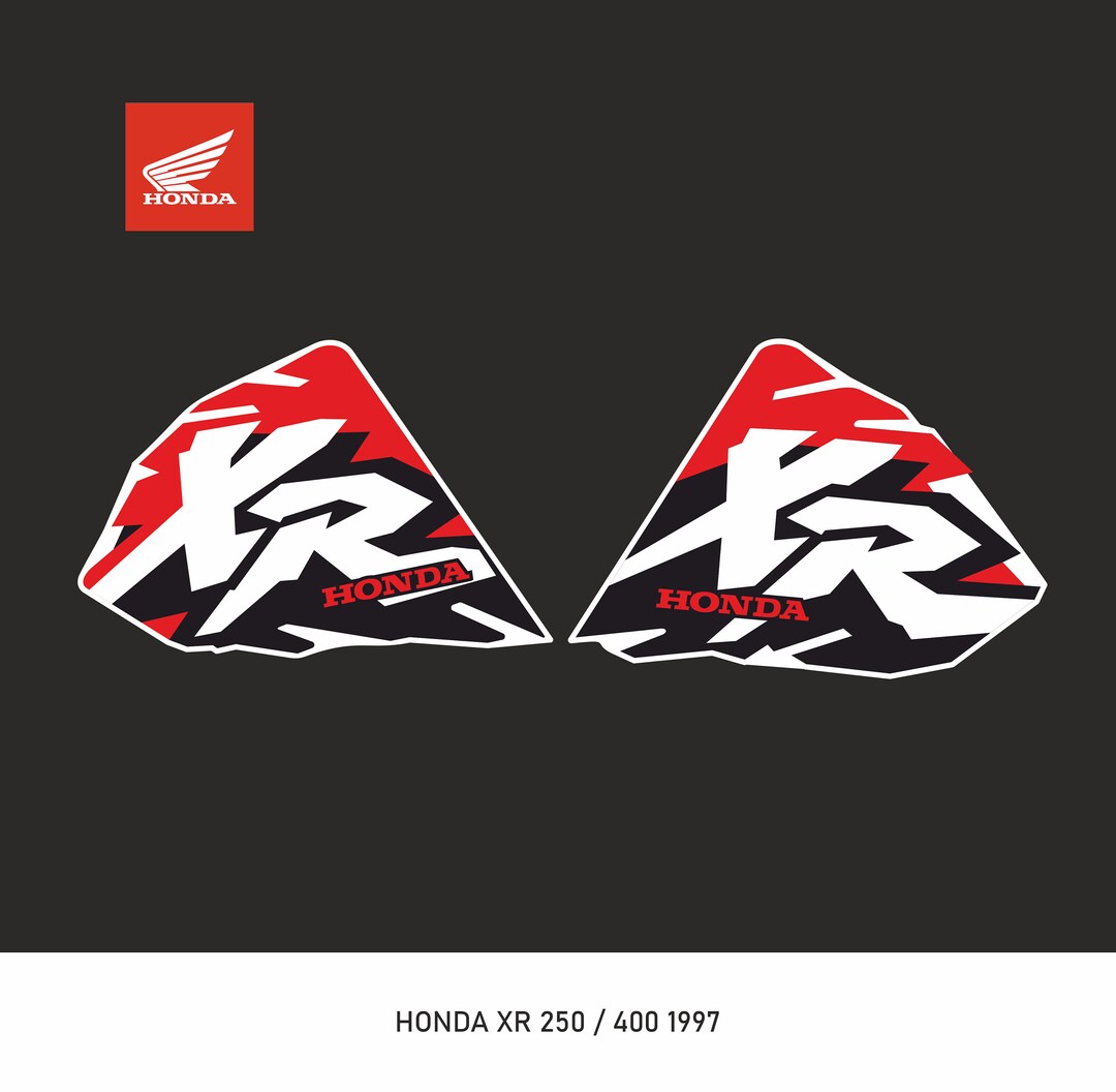 Fuel Tank Decals Stickers Honda Honda XR 250 / 400 / 600 1997 - Etsy