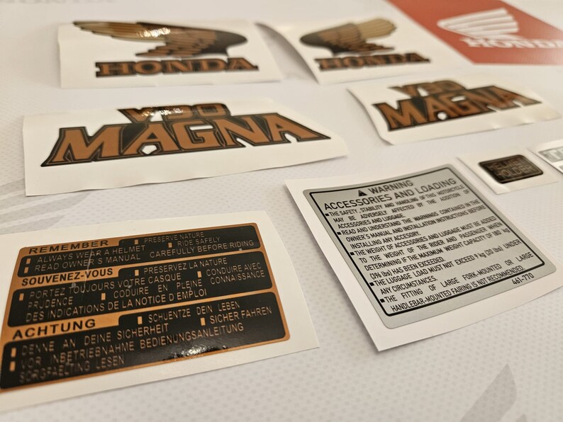 Decals Stickers Honda VFC 500 MAGNA V30 1984 - Etsy