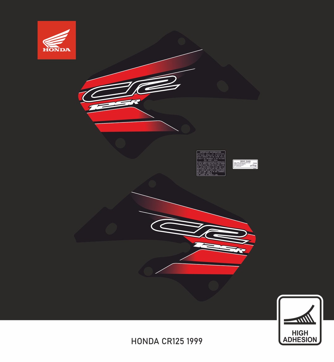 Honda CR125 / 2501999 Replica Sticker Kit - Etsy