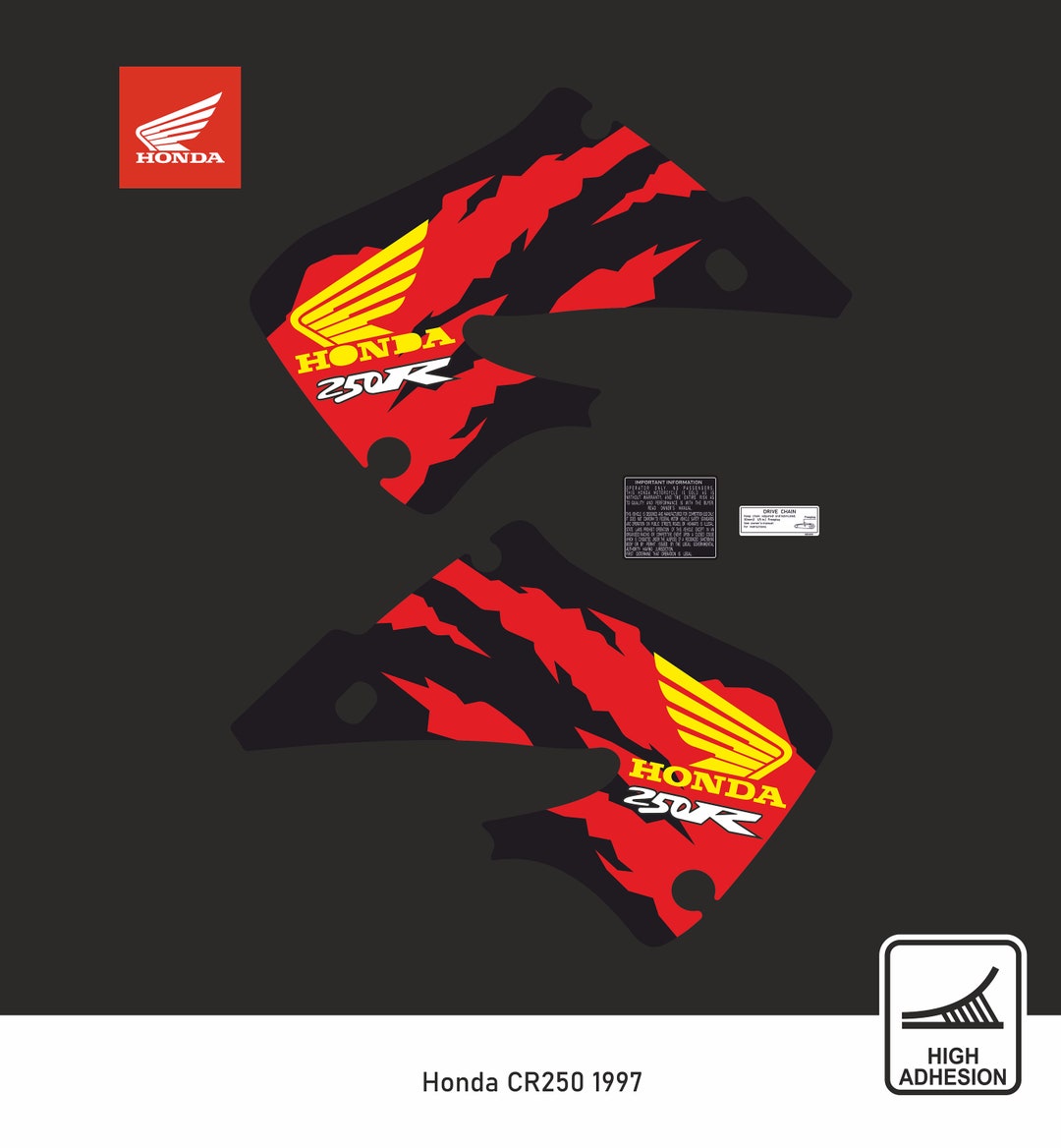Honda CR 250 1997 Decal Stickers - Etsy