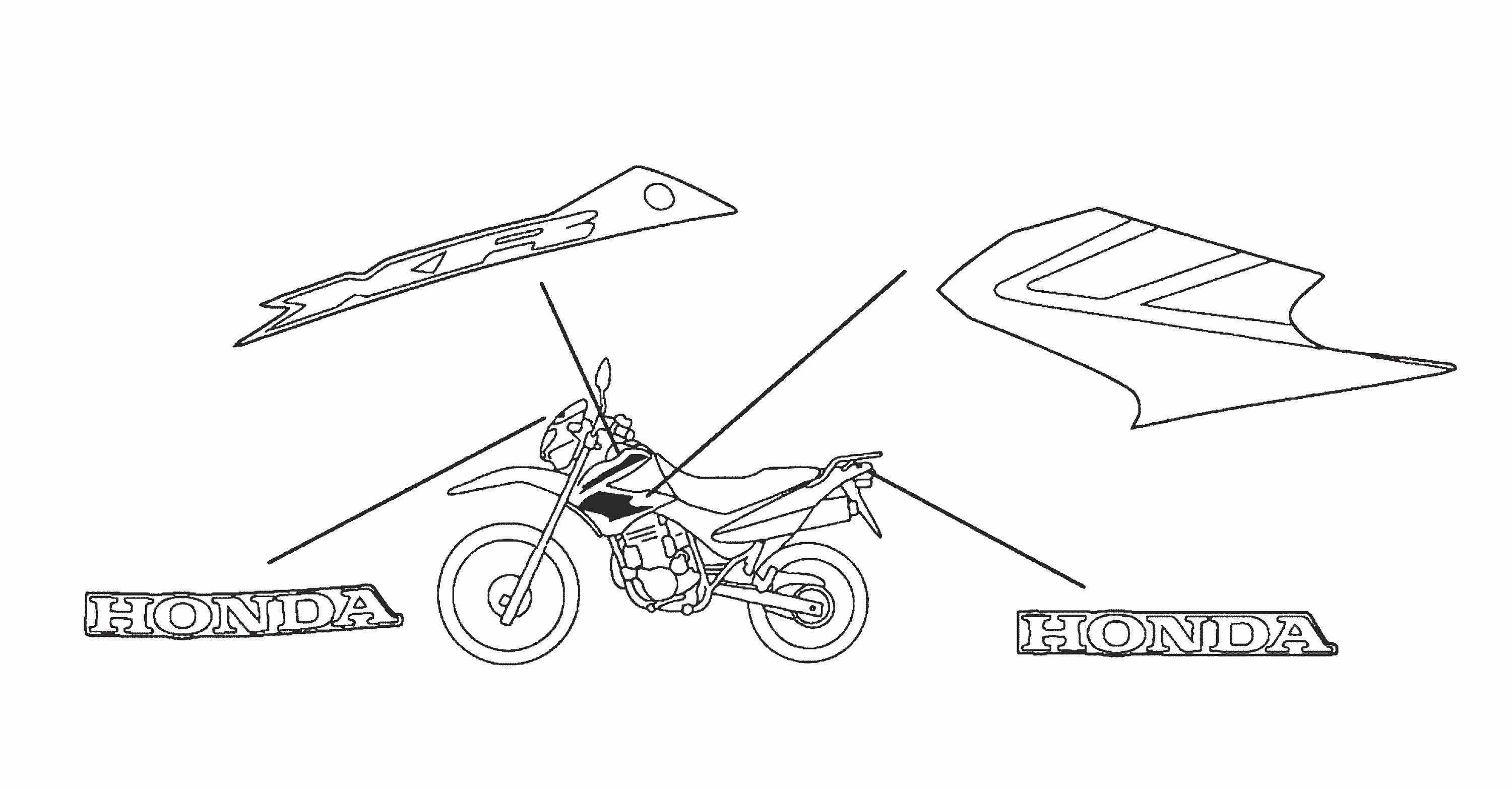Honda XR 125L 03-2004 Stickers Decal - Etsy