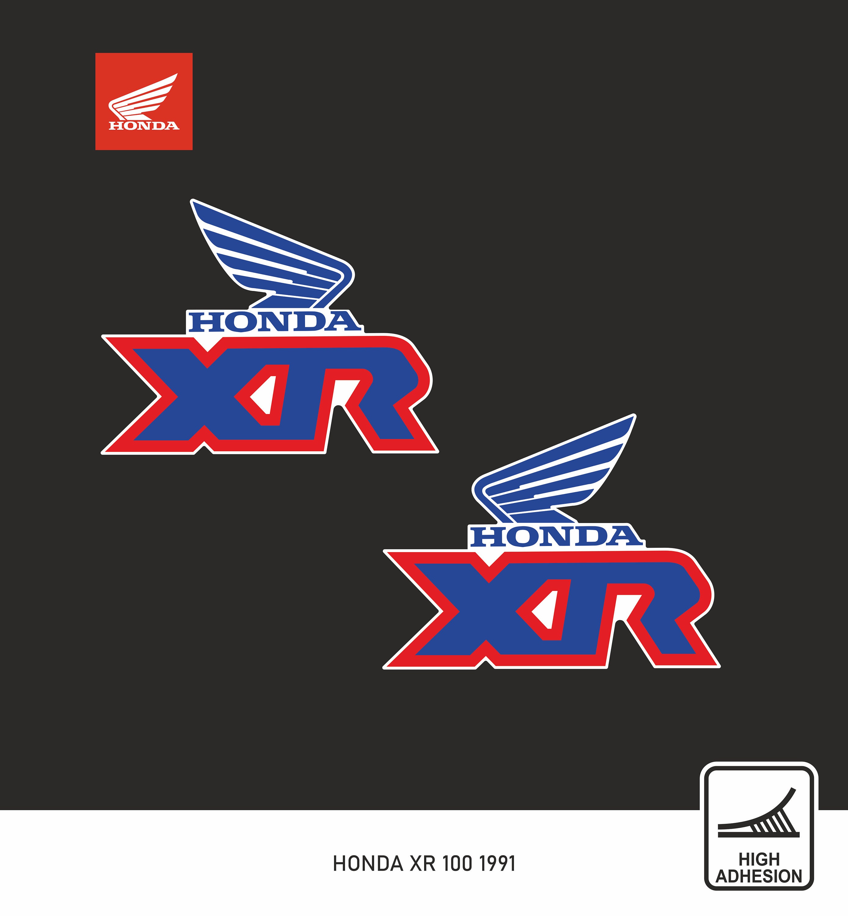 Fuel Tank Decals Stickers Honda XR 80 / 100 / 200 / 250 / 600 1991 - Etsy