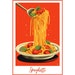 Food Poster, Spaghetti, Italy, Wall Art, Illustration, Decoration, Gift ...