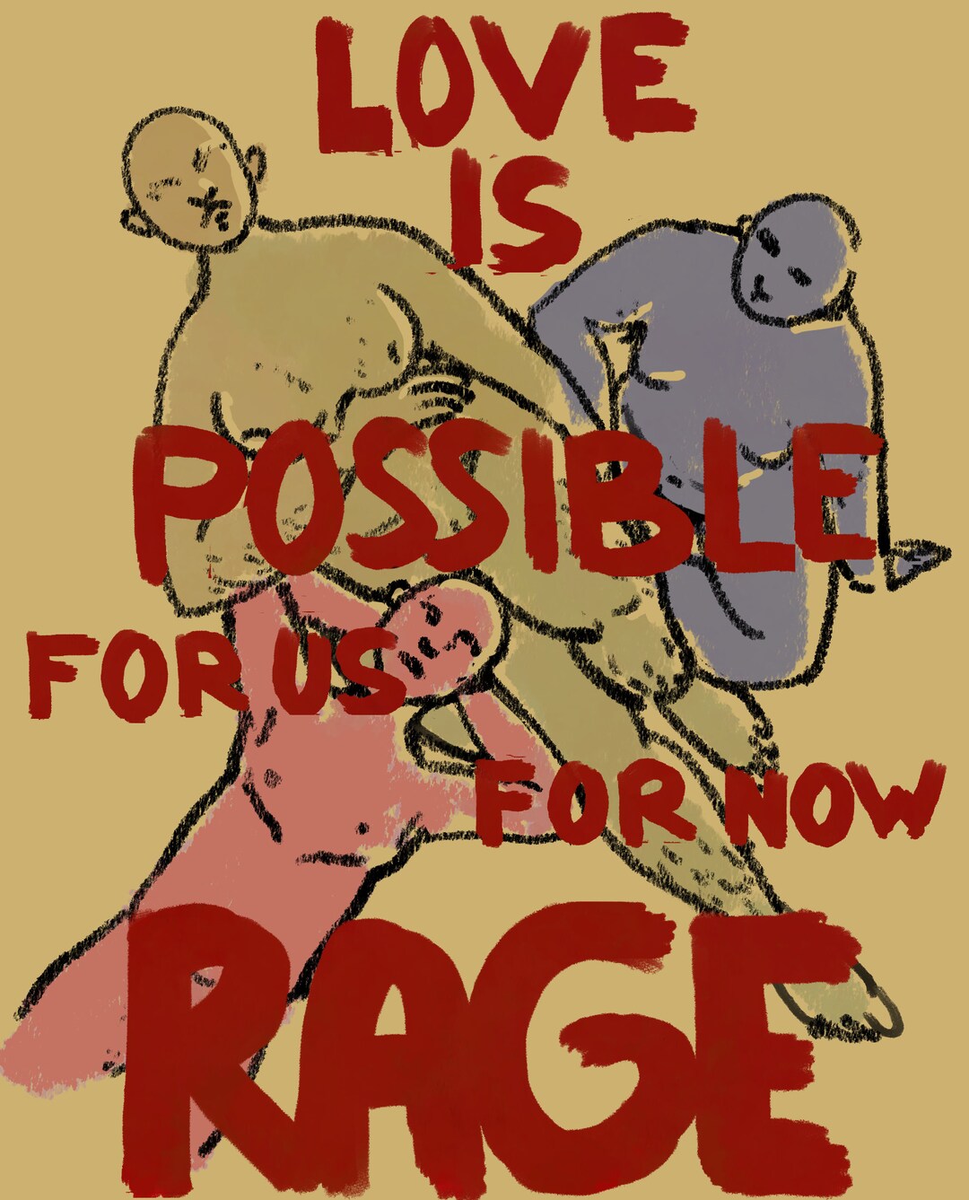 Rage - Trans / Disco Elysium Print - Etsy