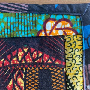 African Fabric Wall Art Joy A3 Size Ankara, African Wax Fabric ...