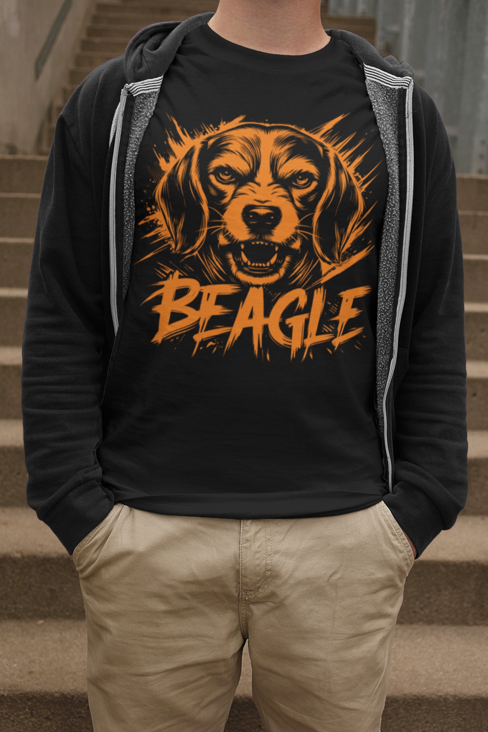 Beagle T-shirt / Vintage Rock and Roll T-shirt / Beagle Lover Gift ...