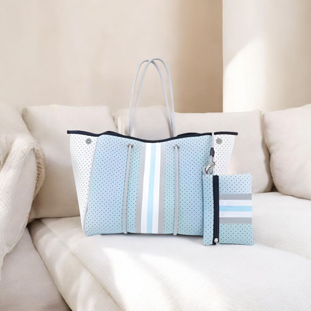 Large Tote Bag , Neoprene Tote Bag, Beach Tote Bag, Summer Tote Bags ...