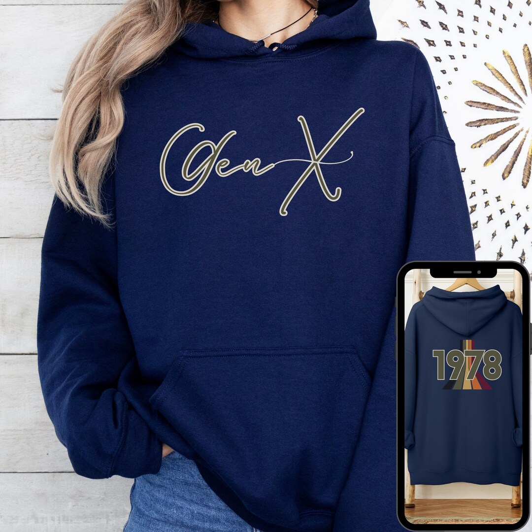 Custom Gen X Birth Year Gift for Generation X 70s & 80s Babies ...