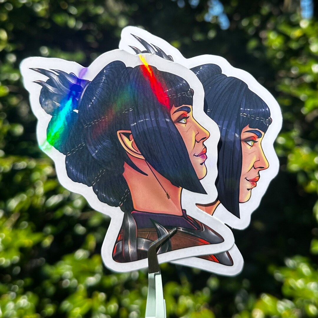 Baldur's Gate 3 Shadowheart, Vinyl Water Resistant Sticker - Etsy