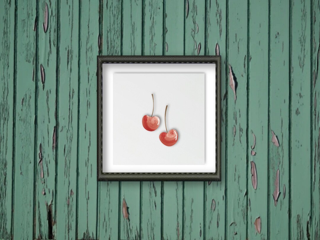 Cherry Art | Printable Decor | Digital Download - Etsy