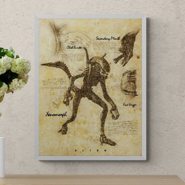 Alien Xenomorph Poster - Etsy